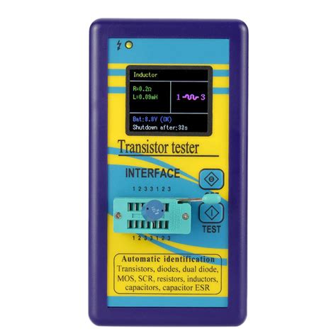 X TFT Color Display Multi Functional Transistor Tester Diode Thyristor Capacitance