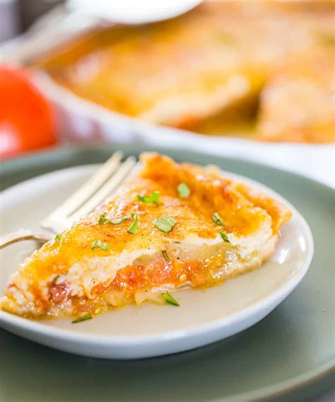 Southern Tomato Pie Basil And Bubbly