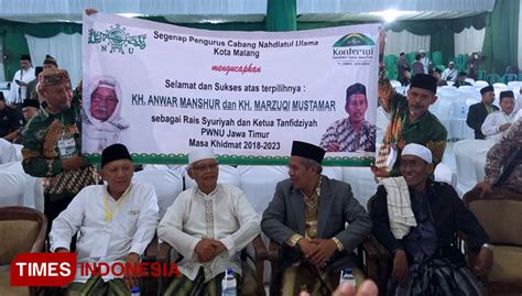 KH Marzuki Mustamar Terpilih Jadi Ketua Tanfidziyah PWNU Jatim TIMES Indonesia