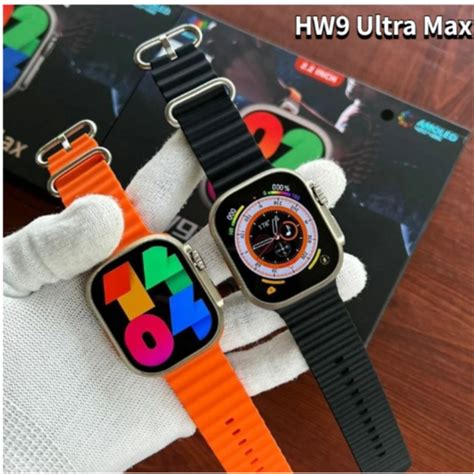 Relogio Smartwatch Hw Ultra Max Serie Tela Amoled Pulseira Extra