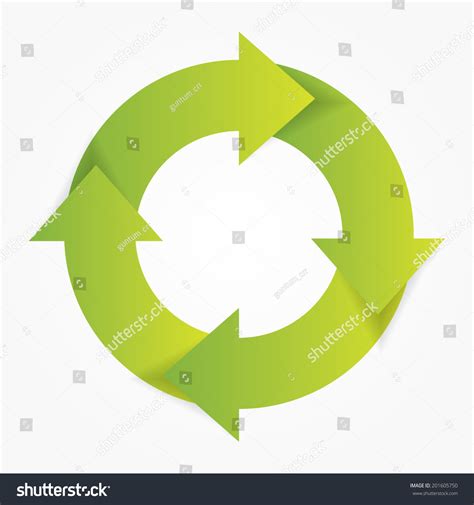 Vector Life Cycle Diagram Stock Vector Royalty Free 201605750