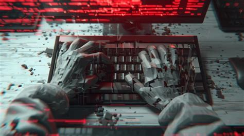 Premium Photo Cyberattack On Computer Screen Cyber Attack Security Breach And Russian Hacker