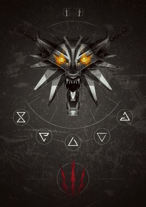 Witcher Logo Wallpapers Wallpaper Cave