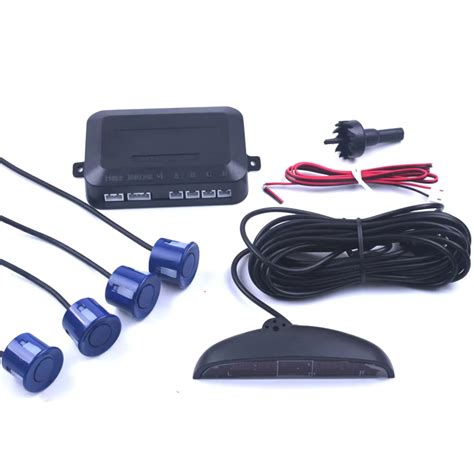Car Parking Sensor Kit With Auto Display Set Of 4 Sensors For Cars Reverse Assistance Backup Car Parking Sensor Kit With Auto Display Set Of 4 Sensors For Cars Reverse Assistance Backup