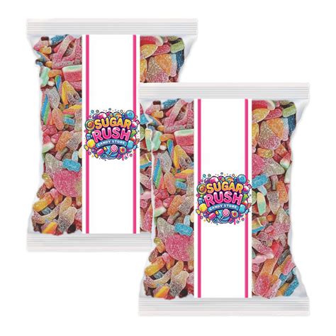 Fizzy Sweets 2kg Sugar Rush Candy