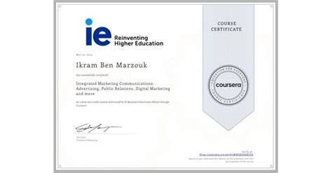 Ikram Ben Marzouk On Linkedin Completion Certificate For Integrated