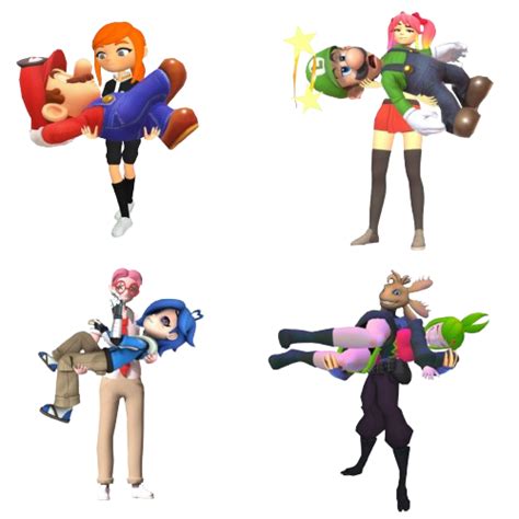 Smg4 Couples In Arms Render Vector By Supermememaker5 On Deviantart