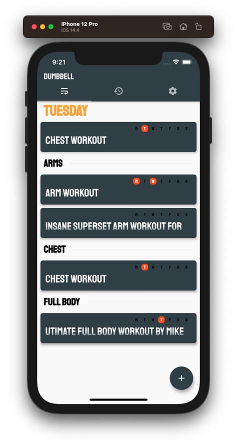 GitHub Livinglist Dumbbell Dumbbell Is A Simple Mobile App Designed For Bodybuilders To