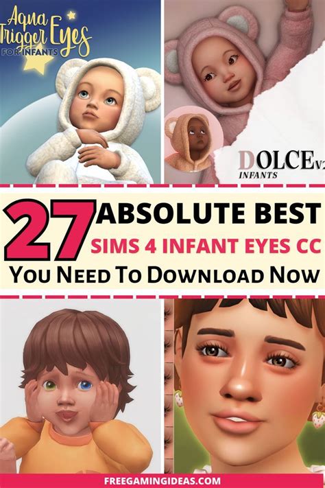 29 Stunning Sims 4 Infant Eyes To Fill Up Your CC Folder Sims 4 Sims