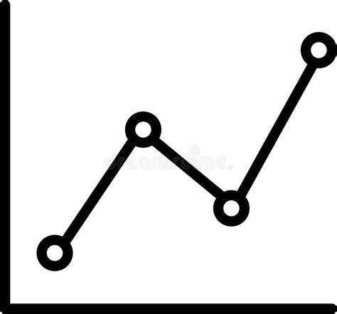 Bar Graph Line Icons Set Graph Line Bar Chart Diagram Report