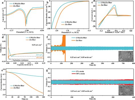 Electrochemical Performance Of The LM Zn Electrode A Corrosion B