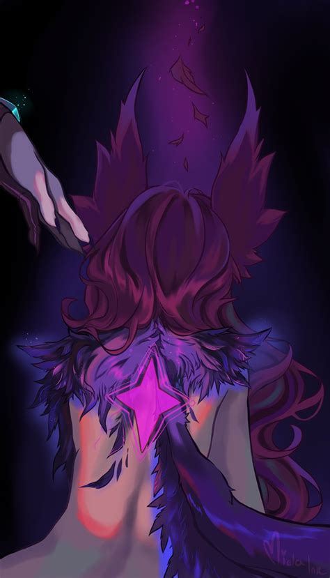 Xayah League Of Legends Drawn By Miela Mielaink Danbooru
