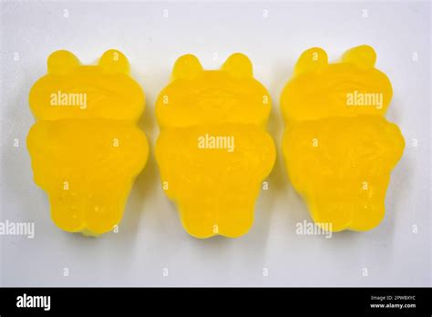 Beautiful And Bright Colored Sweets In The Form Of Various Alien