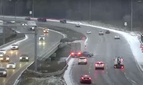 Minnesota Traffic Cams Capture Highway Chaos Caused By Ice