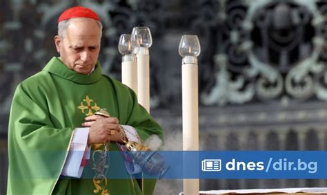 Бъдещият папа отслужва литургия по случай юбилея на въоръжените сили полицията и служителите по