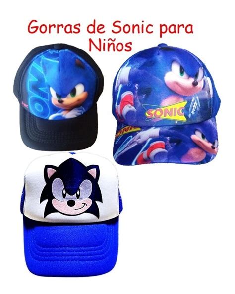 Gorras De Sonic Para Niños Mercado Libre
