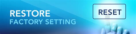 Troubleshooting Restoring Default Settings