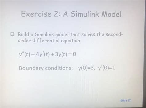 Solved Exercise A Simulink Model Build A Simulink Model Chegg