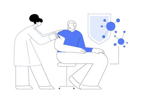 Premium Vector Immunization Of Adults Abstract Concept Vector