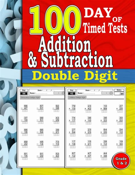 Buy 100 Days Of Timed Tests Addition And Subtraction Double Digit