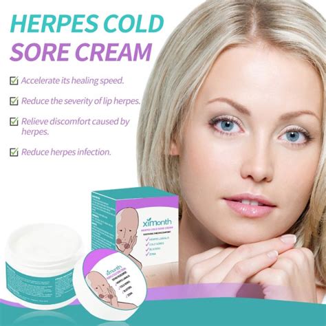 Ximonth Herpes Cold Sore Cream 20g Cold Sores Cheilitis Treatment Cream