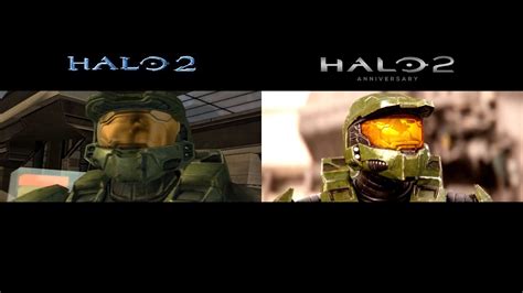 Halo 2 Original Vs Anniversary Comparison Youtube