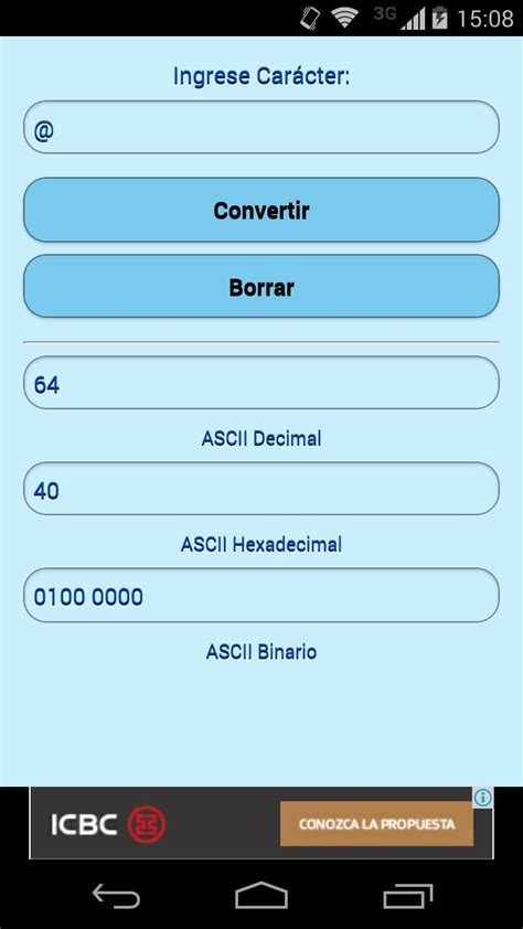 Descargar Convertidor De Caracter Ascii Apk Última Versión 100 Para