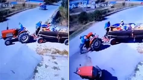 Viral Video వామ్మో రెప్పపాటులో తప్పిన పెను ప్రమాదం రెండు ముక్కలైన