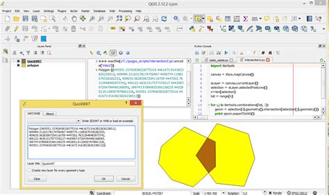 Pyqgis How To Get The Polygon Vs Polygon Intersection Coordinates