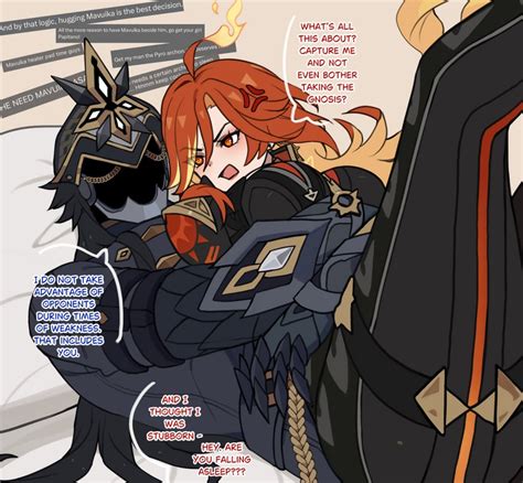 Mavuika And Capitano Genshin Impact Drawn By Sgrimp Danbooru