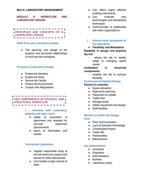 SOLUTION Workflow And Laboratory Design Studypool