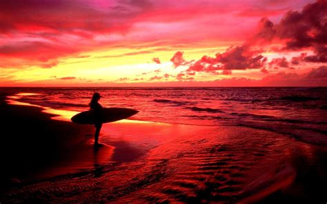 Surf Girl Sunset Wallpapers Top Free Surf Girl Sunset Backgrounds