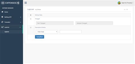 Aplikasi Pencatat Keuangan Harian Berbasis Web PHP MySQL