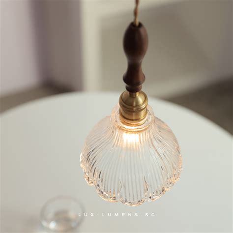 Tatler Vintage Glassware Pendant Light Lux Lumens