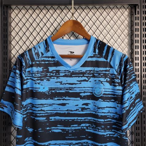 Camisa Al Nassr Treino 2022 23 Masculino Torcedor Duneus Azul
