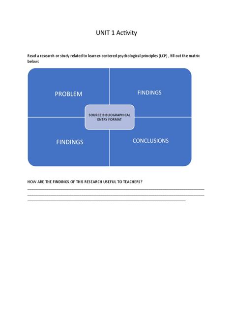 Unit 1 Activity Pdf