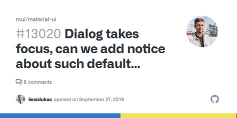Dialog Takes Focus Can We Add Notice About Such Default Behavior In Docs Issue Mui