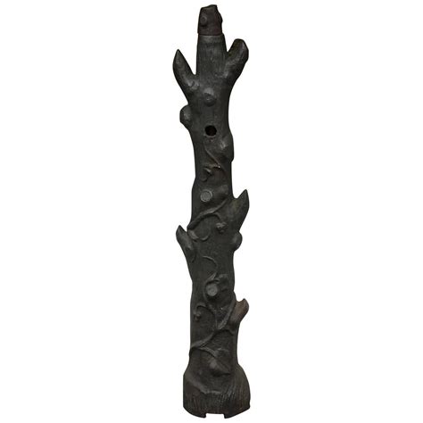 American Faux Bois Hitching Post From The Late 19th Century At 1stdibs