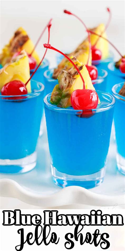 Blue Hawaiian Jello Shots Girl Inspired