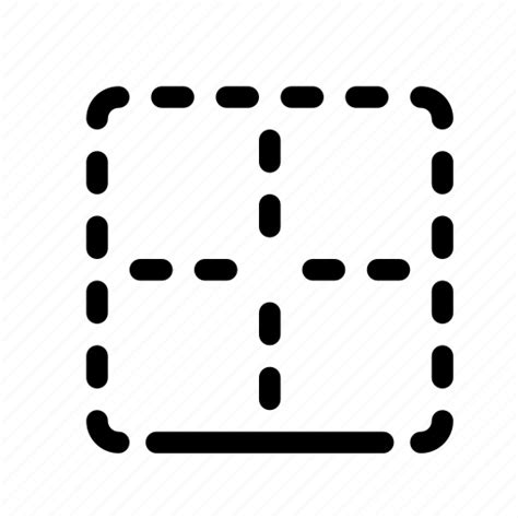 Border Cell Column Row Spreadsheet Table Top Icon Download On