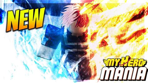 New My Hero Academia Roblox Game My Hero Mania Youtube