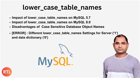 Case Insensitive Setting In Mysql Lower Case Table Names Lec 13