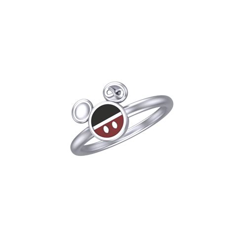 Mickey Mouse Classic Silver Ring Ravipa