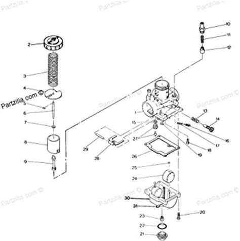Polaris Xplorer 400 Carburetor Diagram