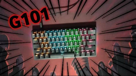 Unboxing Do Meu Novo Teclado MecÂnico E Mouse Pad Teclado Bajeal G101