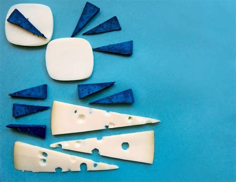 Premium Photo High Angle View Of Blue Paper On Table