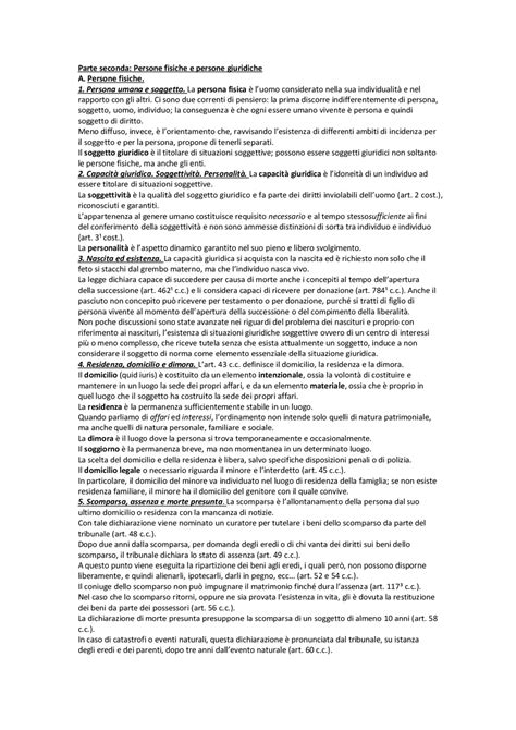 Dispensa Manuale Di Diritto Civile Perlingieri Parte Seconda Docsity