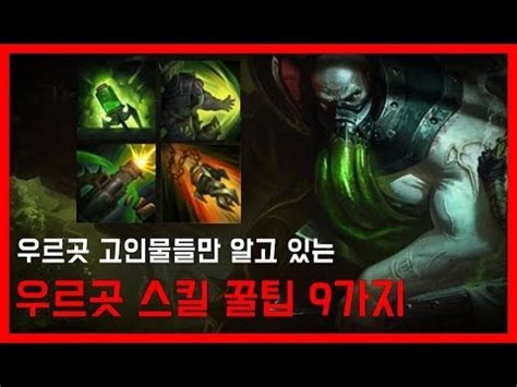 고인물들만 아는 우르곳 스킬 꿀팁 9가지 초 간단 정리 YouTube