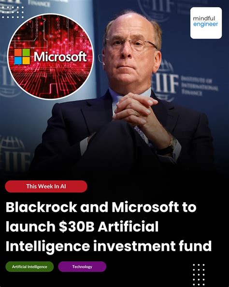 Mindful Engineer On Linkedin Ai Artificialintelligence Microsoft Blackrock Technology