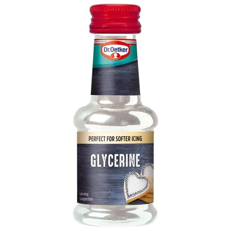 Dr Oetker Glycerine 38ml Baking Ingredients Cake Craft Group